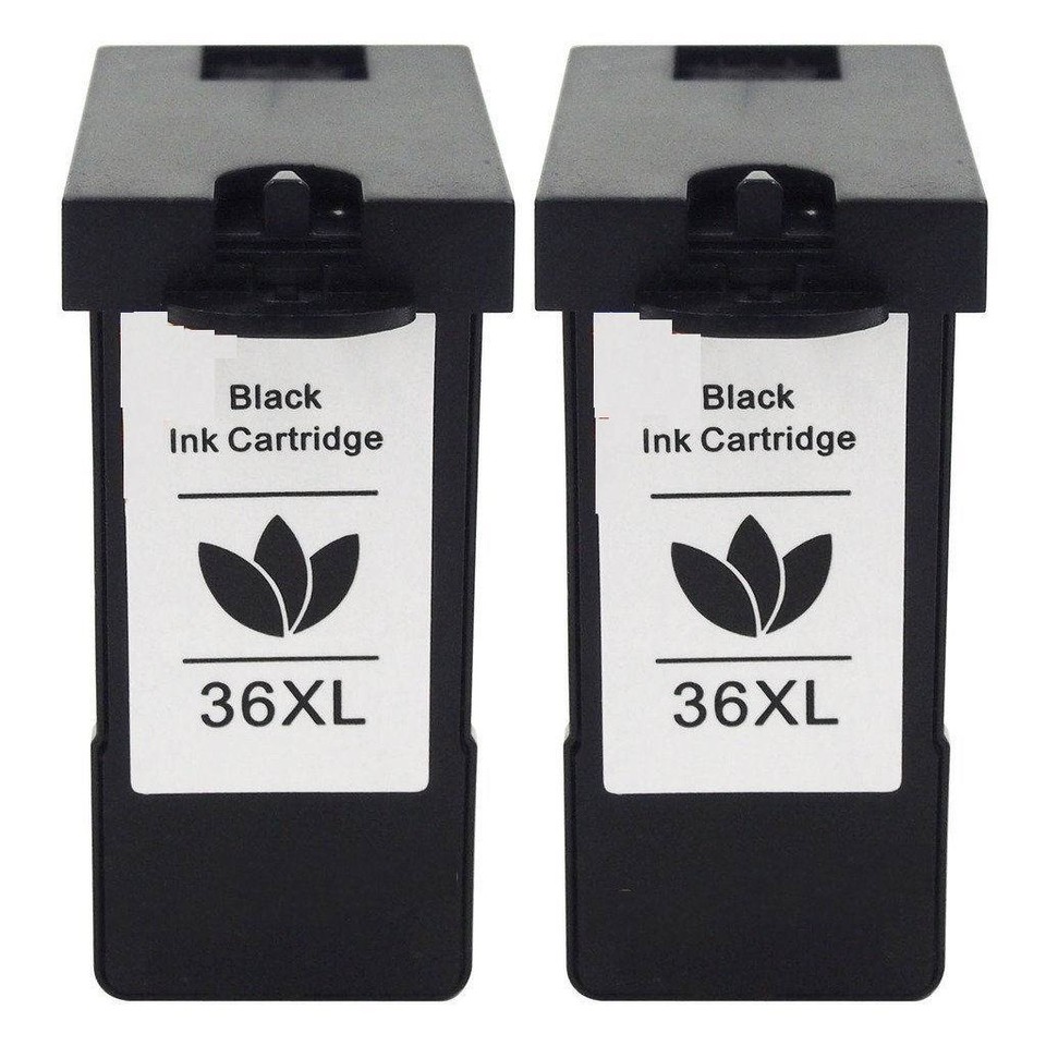 2PK 36XL Black Ink Cartridge 18C2130 For Lexmark X5650 X6650 X6675 ...