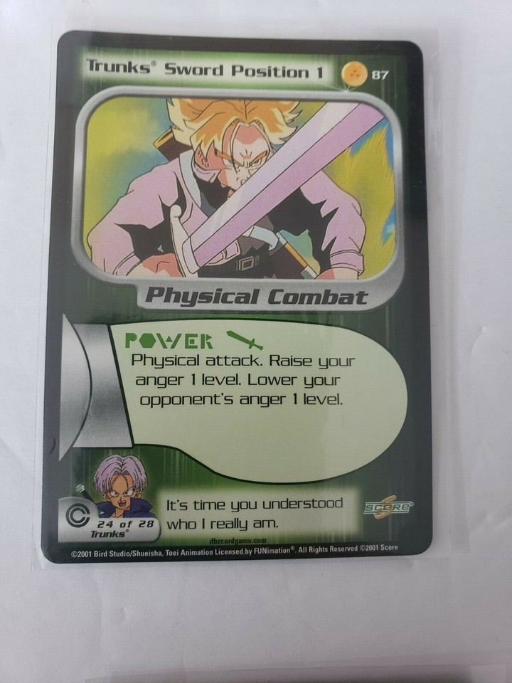 Dragon Ball Z CCG - Trunks Saga (2001) - You Pick (individual cards ...
