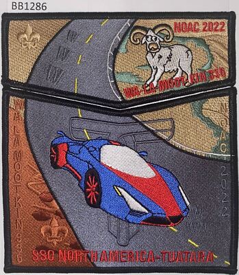 Boy Scout OA Flap Set Wa-La-Moot-Kin Lodge 336 2022 NOAC | eBay