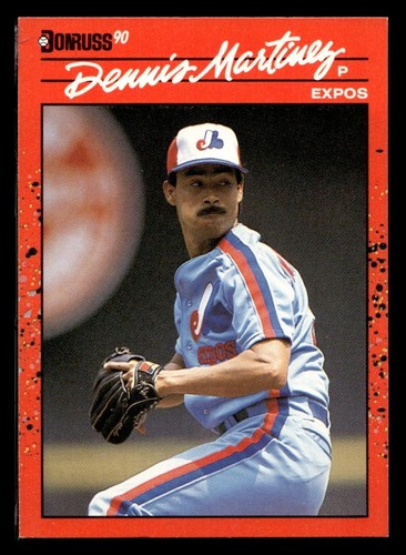 1990 Donruss Baseball Card #156b Dennis Martinez Montreal Expos | eBay