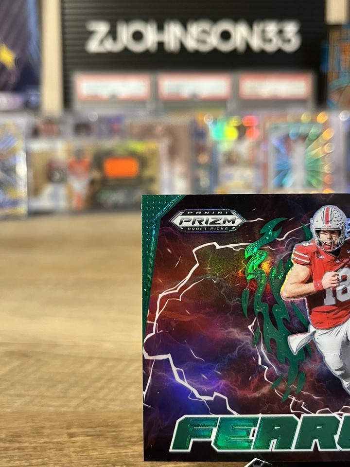 2025 Panini Prizm Draft Picks | Fearless Will Howard #F-WHD Green Prizm ...