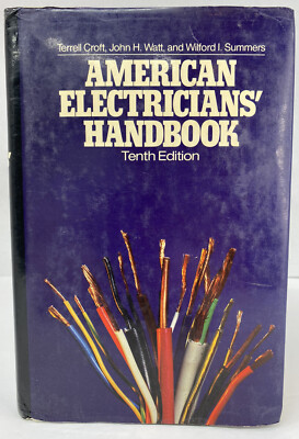 American Electricians' Handbook, 10th Edition, Hard cover, Dust jacket ...