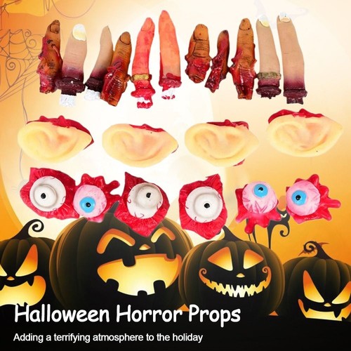 2Packs Red Fake Body Organs Latex Halloween Horror Props Haunted House ...