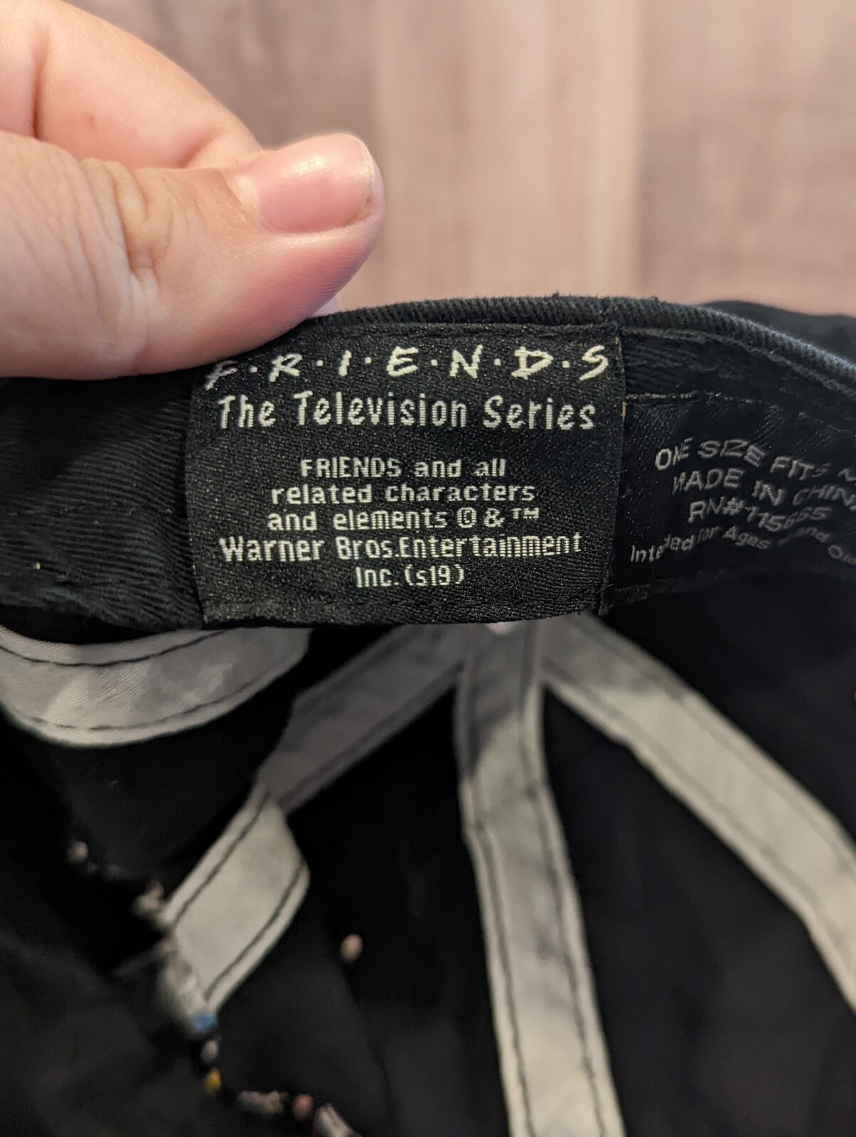 Friends TV Show Adjustable Black Baseball Cap Hat - Gem