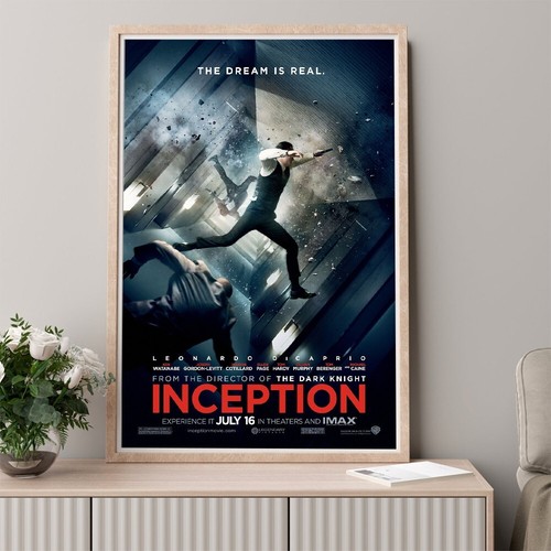 Inception 2010 Movie Poster Wall Decor Art Print Canvas Poster | eBay