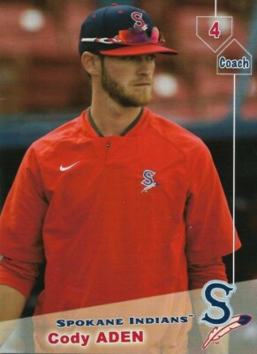 2019 Spokane Indians Cody Aden Texas Rangers | eBay