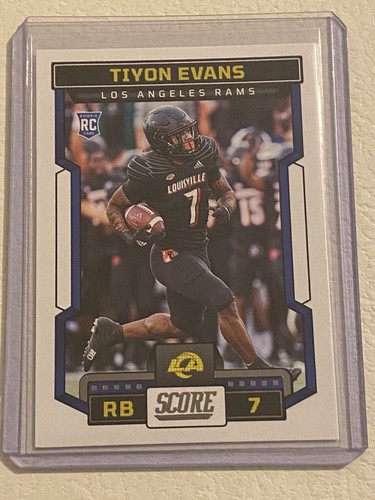 2023 Score #336 Tiyon Evans RC Los Angeles Rams | eBay
