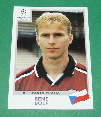 N°241 RENE BOLF AC SPARTA PRAHA PANINI FOOTBALL CHAMPIONS LEAGUE 1999 ...