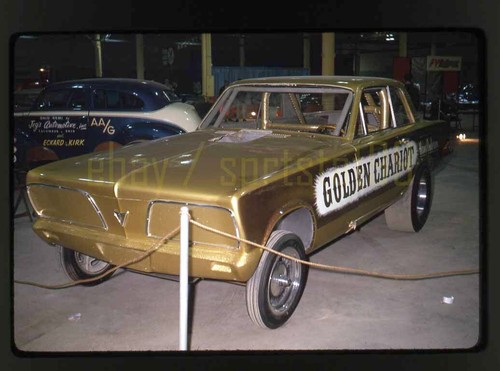 Hans Anderson GOLDEN CHARIOT Plymouth Dragster - 1967 NHRA - Vintage ...