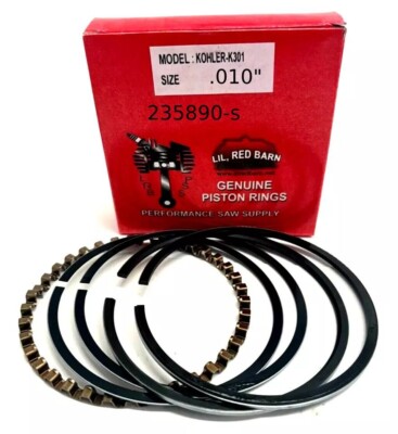 NEW CHROME PISTON RINGS FIT KOHLER K301 12HP .010 OVERSIZE # 235890 | eBay