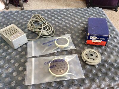 Pentron microphone for Parts/Restoration & Other Mic Parts All Untested ...