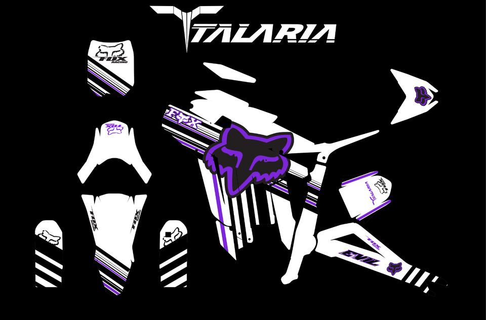 Talaria Sting Graphics Fox, Talaria Sting R Sticker Kit, Fox | eBay UK