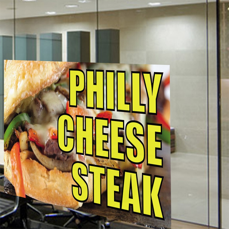 Decal Stickers Philly Cheese Steak Advertising Printing C Vinyl Store ...