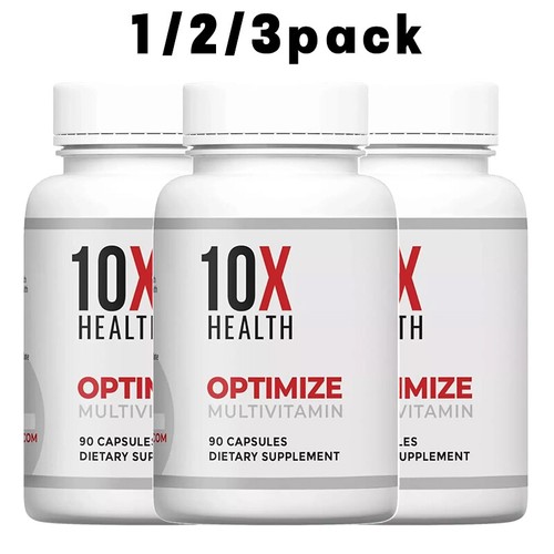 1~3packs 10X Health Optimize Methylated Multivitamin Formula with ...