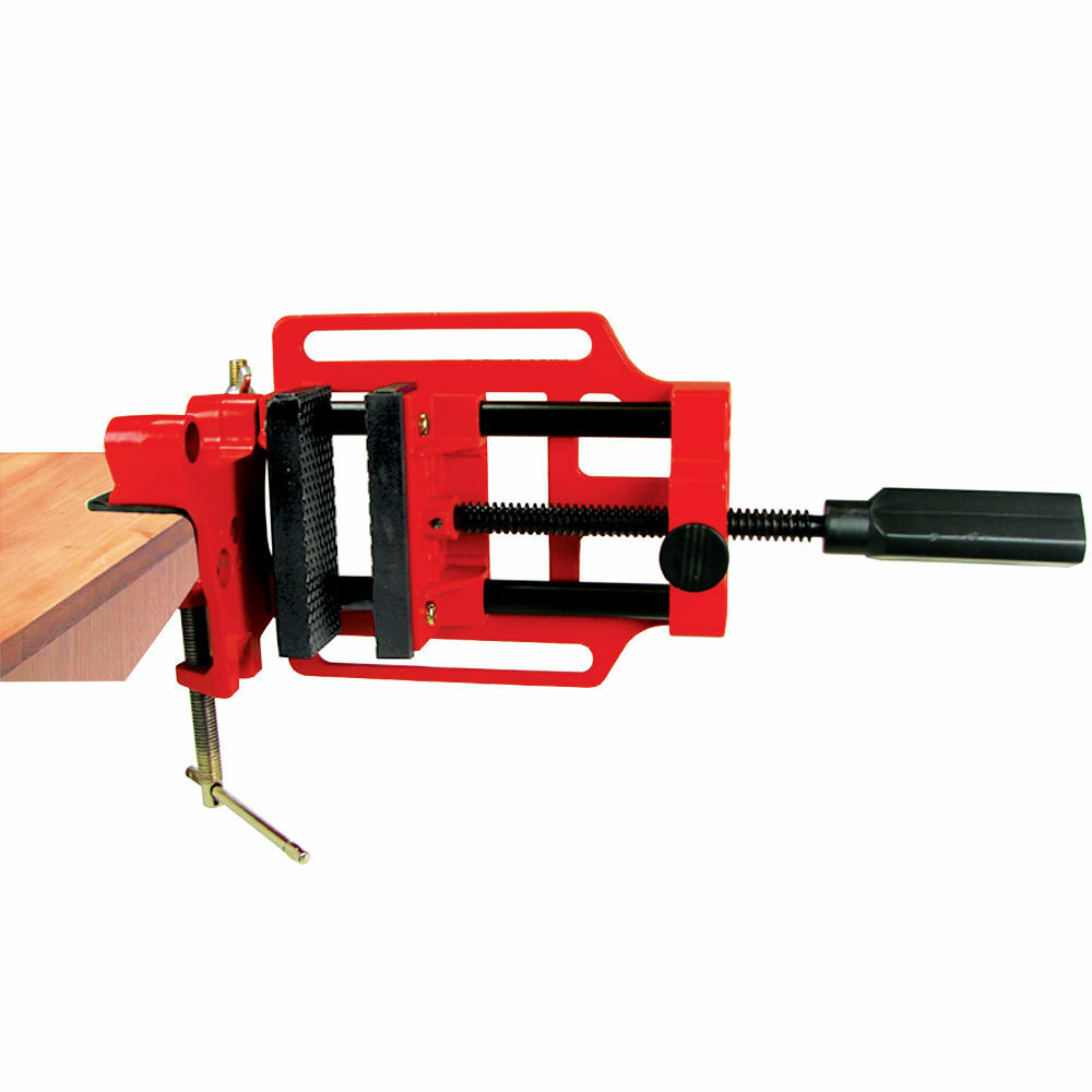 CLARKE Rubber Jawed Quick Release Drill Press Vice 100mm G clamp mount ...