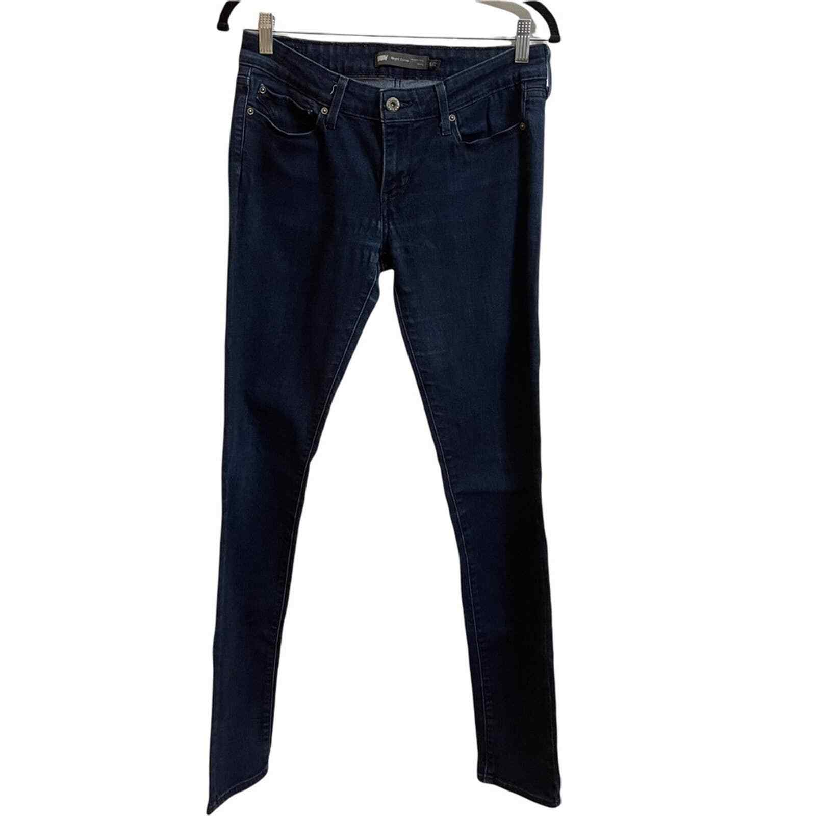 Levi’s Slight Curve Modern Rise Skinny Blue Jeans - Gem