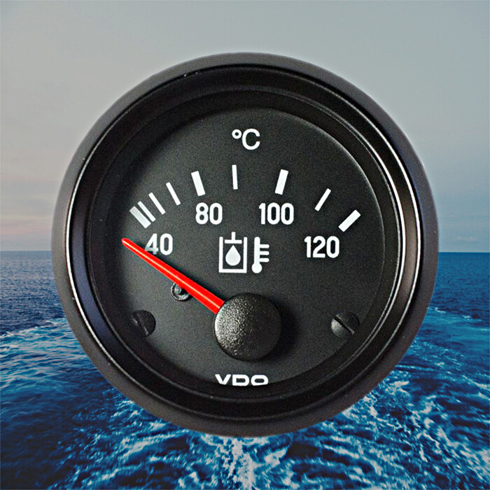 VDO International Hydraulic Oil Temperature Gauge 2" 40-120C 310-030 ...