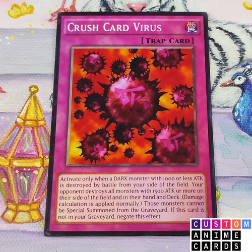 Crush Card Virus diy ANIME EFFECT HOLO card | eBay