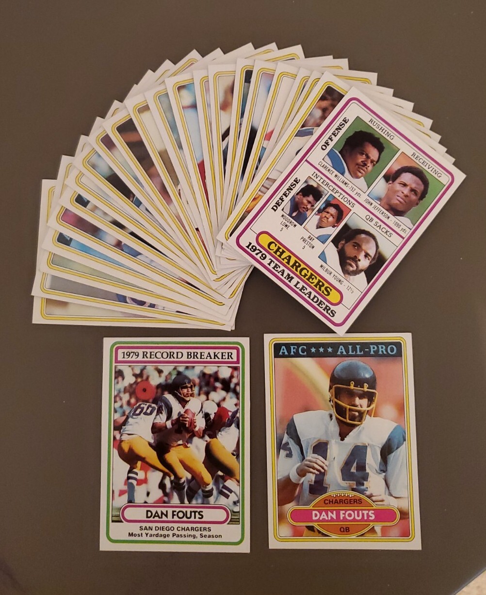 1980 Topps Football San Diego Chargers Team Set | eBay