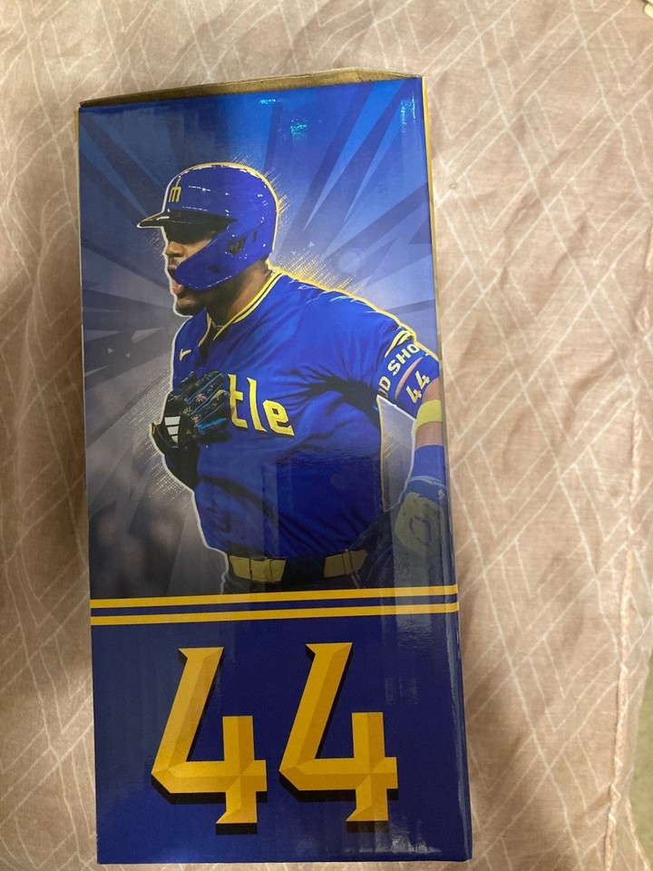 Julio Rodriguez Seattle Mariners Bat Flip Bobblehead 2025 NIB | eBay
