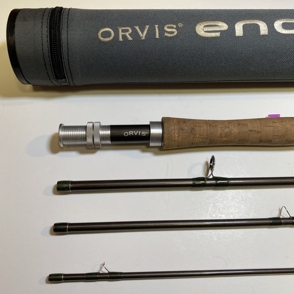 Orvis Encounter 9' 5wt 3-1/2oz 4-Piece Travel Fly Fishing Rod w/ Case ...