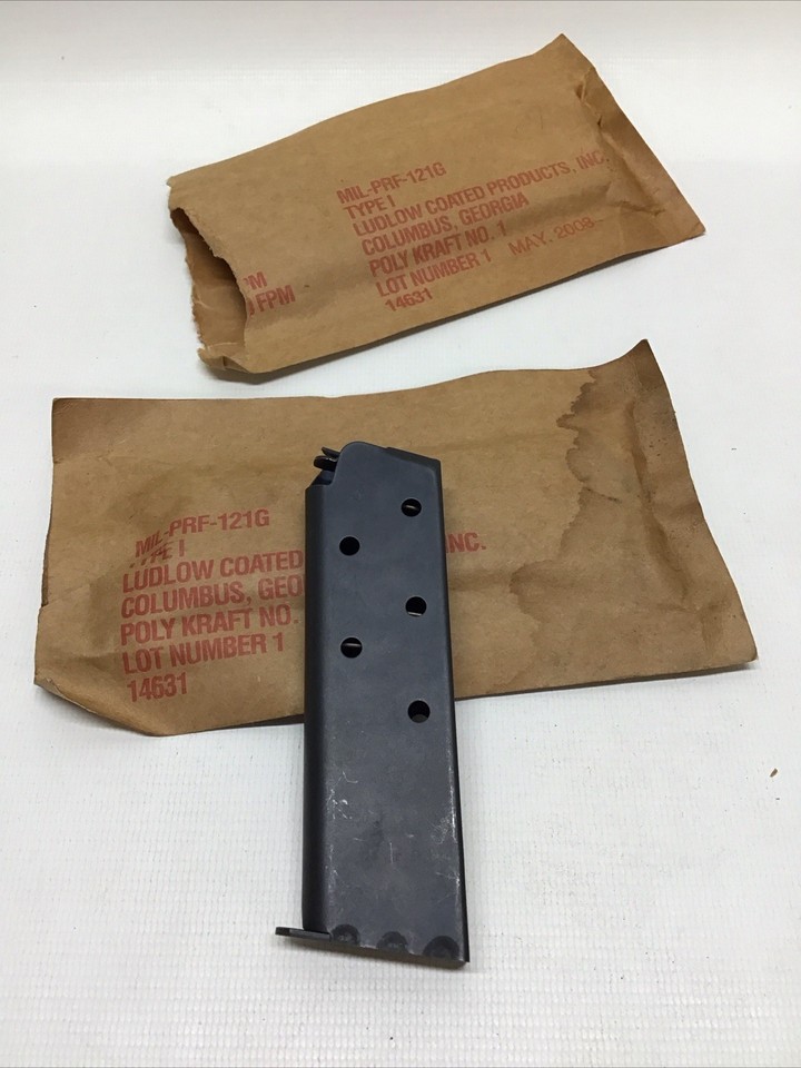 USGI Sealed Colt .45 ACP 1911 Magazine MFR 30745 Package Marked 2008 | eBay