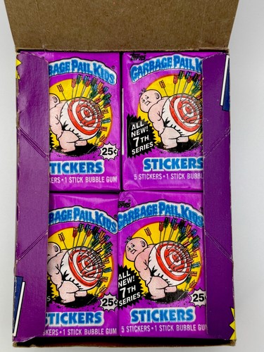 1987 Topps Garbage Pail Kids Series 7 Complete 48 Pack Box - With Box ...