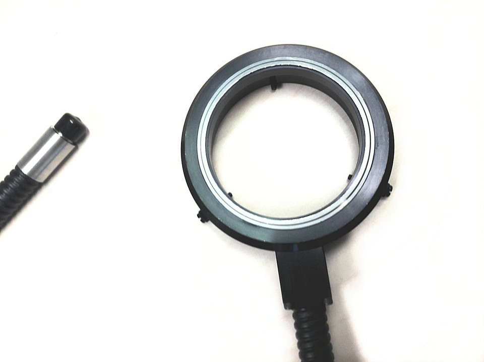 Microscope Fiber Optic Ring Illuminator, 48", 5/8" Fiber, 9mm ID Free ...