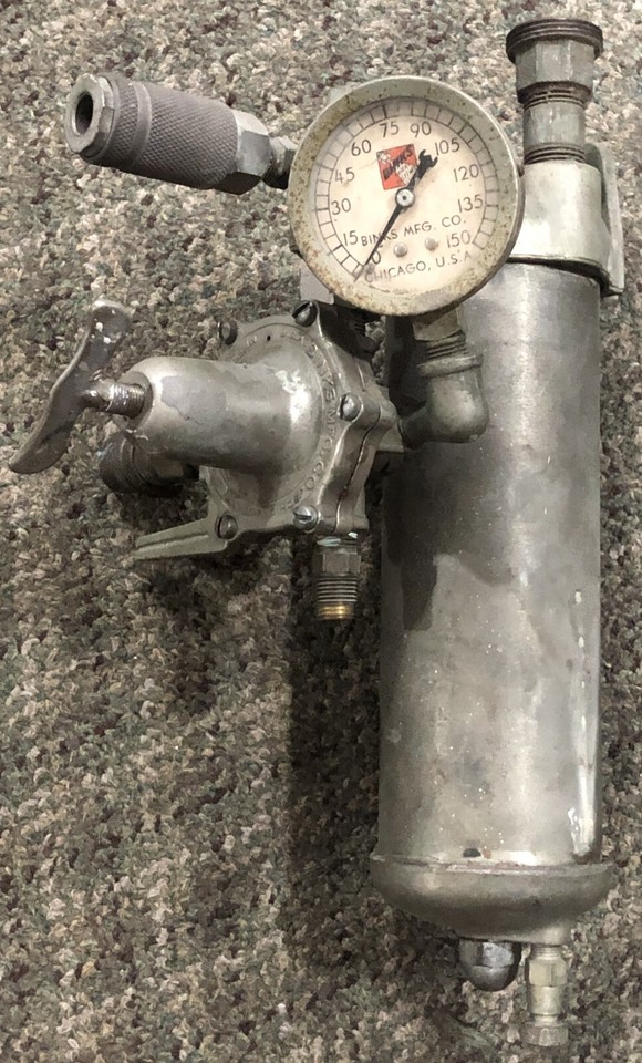 PARTS OR REPAIR Binks Spray Regulator 85-100 200 w/ valve gauge ...