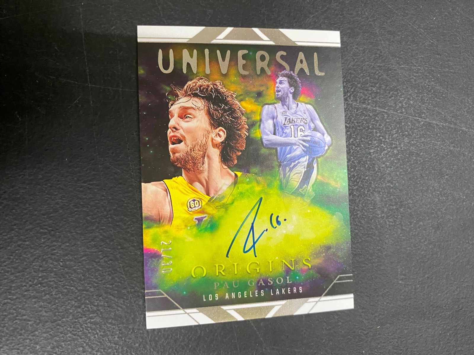 Pau Gasol 2023/24 Panini Origins Universal Auto Autograph #21/30 Lakers ...