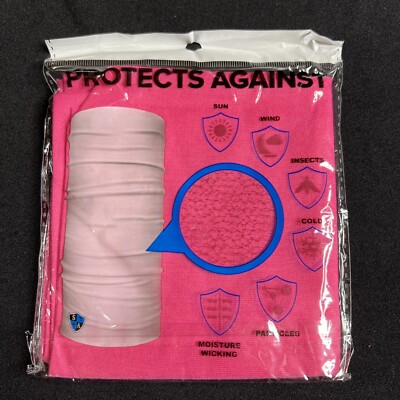SA Co. Face Shield One Size Unisex Pink Lightweight 10+ Ways To Wear ...