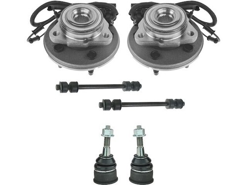 Front Wheel Hub Ball Joint Sway Bar Link Kit For Explorer Mountaineer ...