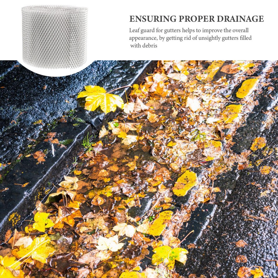 Gutter Guard Rain Gutter Screen Mesh Leaf Guards Gutter Mesh For ...