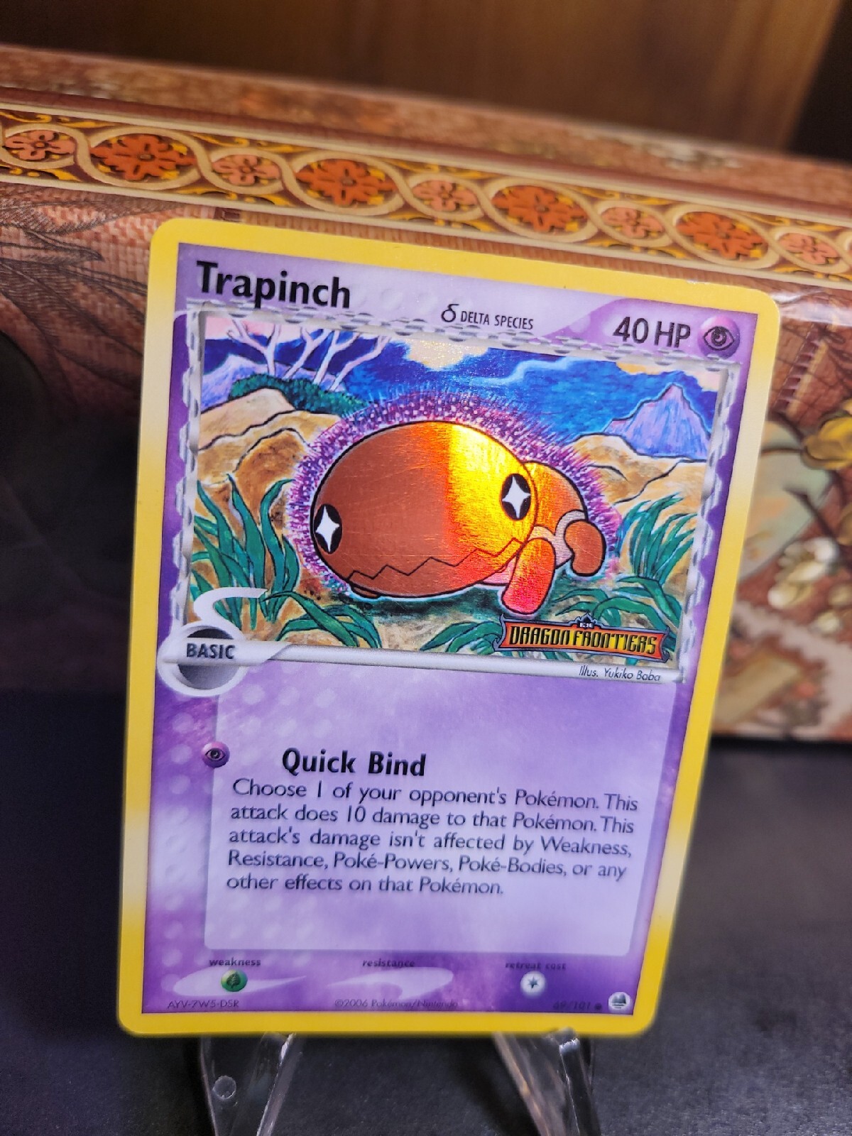 Trapinch 69/101 Pokemon Card Reverse Holo Lightly Played Dragon ...