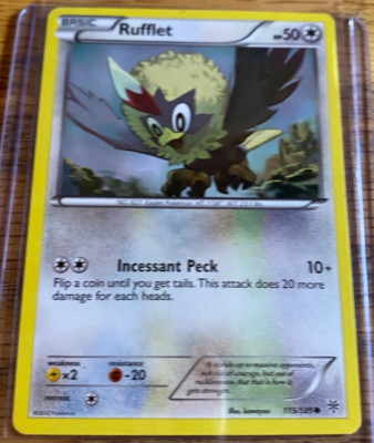 Rufflet 115/135 - Plasma Storm - Common - Pokemon Card TCG - Lightly ...