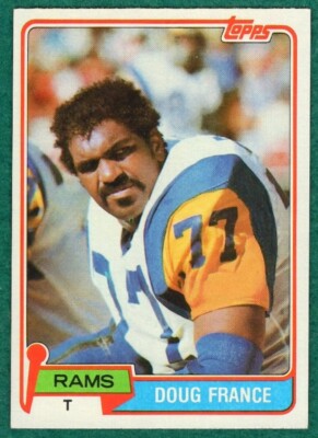 Doug France - 1981 Topps #466 - Los Angeles Rams Football Card | eBay