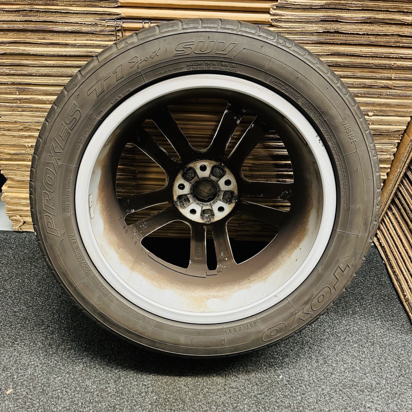 Audi Q3 S line 18 Inch Alloy Wheels And Tyres - 8U0601025AJ | eBay UK