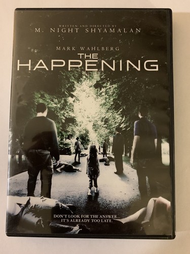 The Happening (DVD, 2008) Mark Wahlberg, M. Night Shyamalan 24543532897 ...