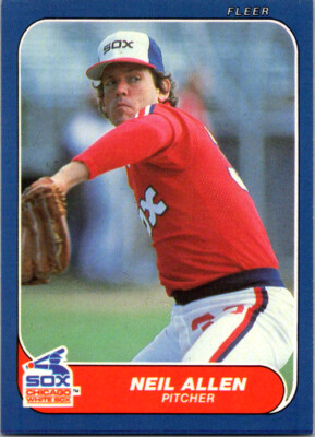 Neil Allen 1986 Fleer Update #U-3 Baseball Card | eBay