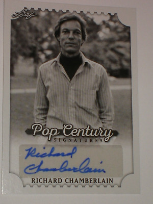 RICHARD CHAMBERLAIN SIGNED AUTOGRAPH 2016 LEAF POP CENTURY BA-RC1 | eBay