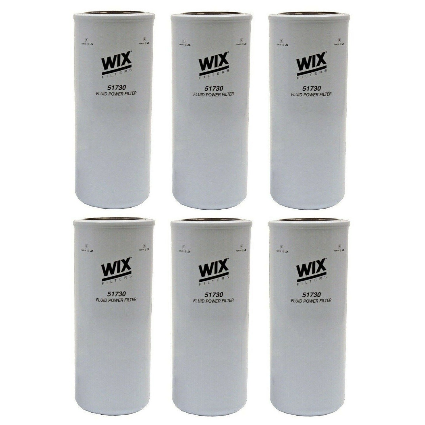 Wix Set of 6 Hydraulic Filters 51730 For Caterpillar Champion Ford ...
