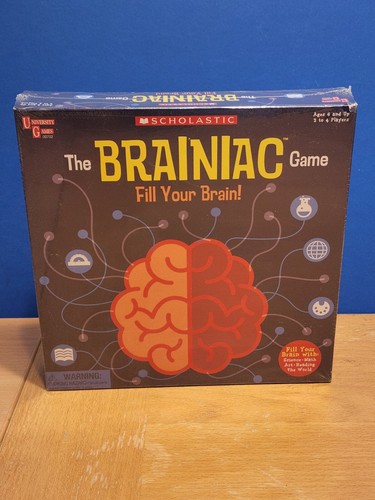 The Brainiac Kids Trivia/General Knowledge Educational Board Game 2-4 ...