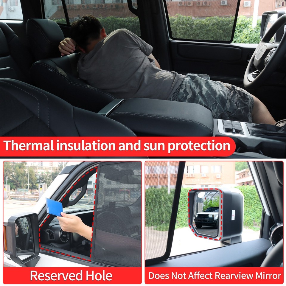 For Lexus Gx550 Window Sun Visor Car Side Window Breathable Mesh ...