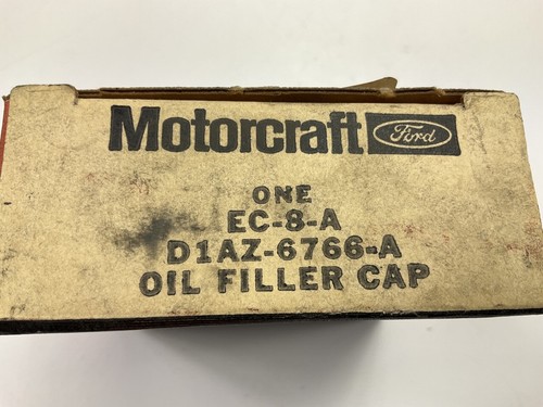 Motorcraft EC8A Twist-On Engine Oil Filler Cap W/ PCV Hole - D1AZ-6766 ...
