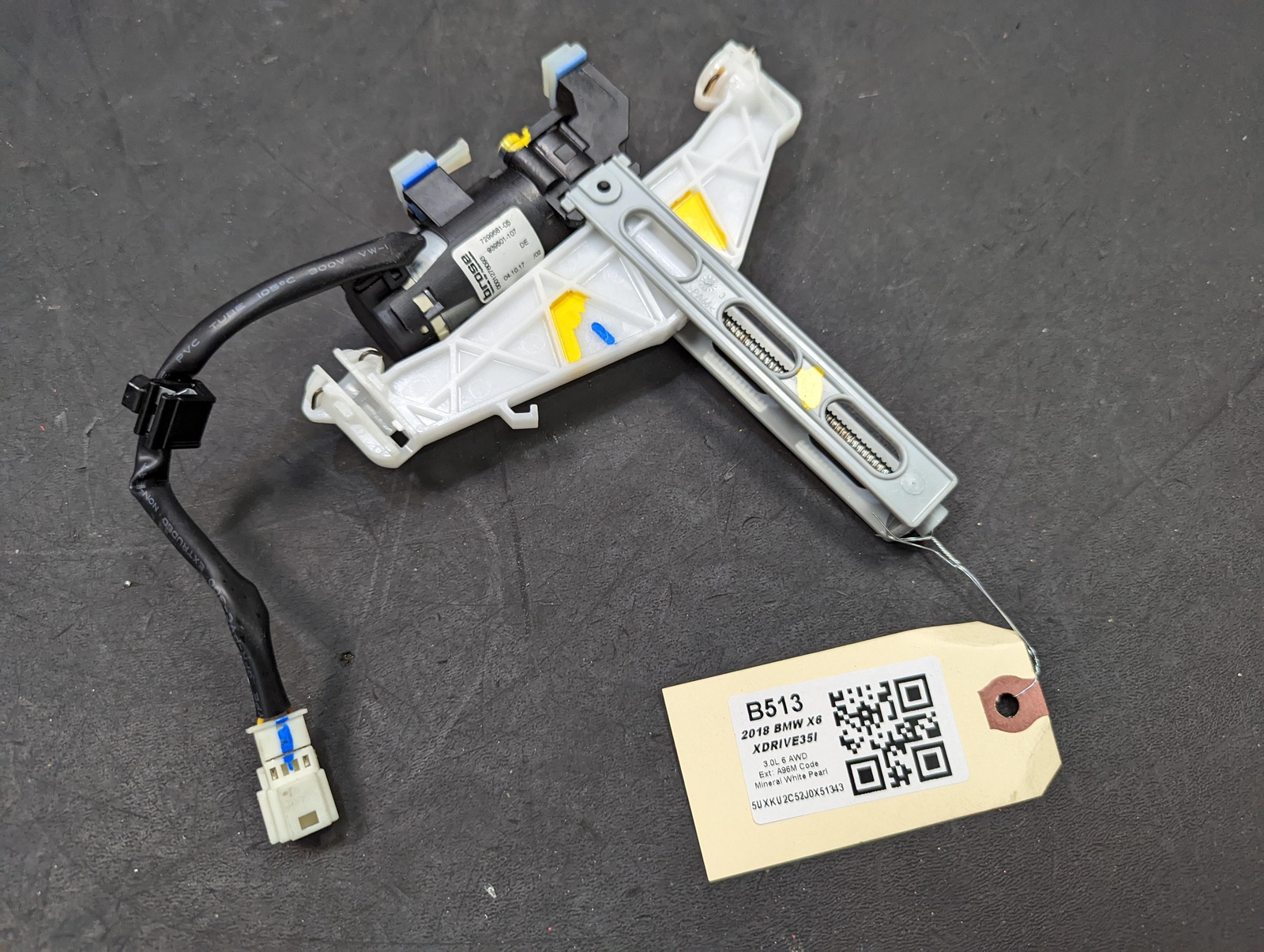 Front Right Seat Headrest Adjust Motor 2018 BMW X6 52107299681 2015 ...