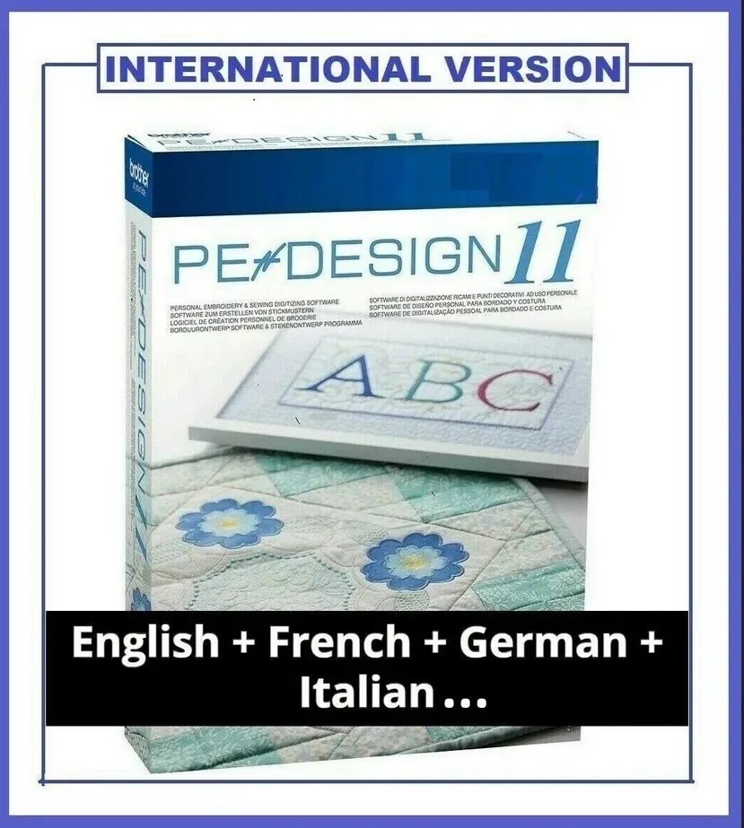 Brother Pe Design 11 ⭐ Embroidery Digitizing Software + 500k Designs ⭐ ...
