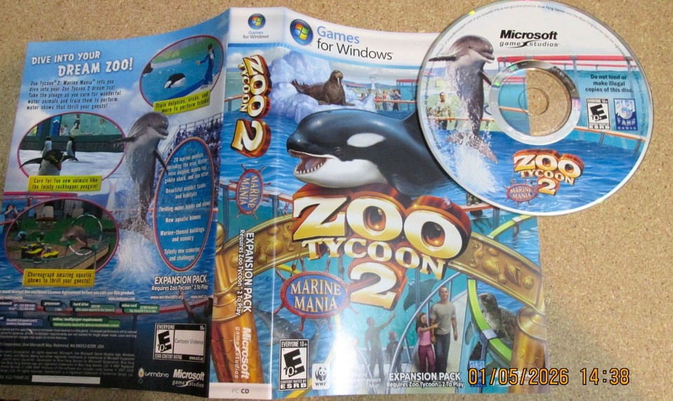 ZOO TYCOON 2 with 4 Expansions! PC Games by Microsoft. 5-Disc Set ...