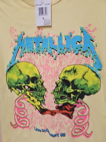 #270 Rock Me Merchandise Metallica Live in Concert 92 Reprint Graphic ...