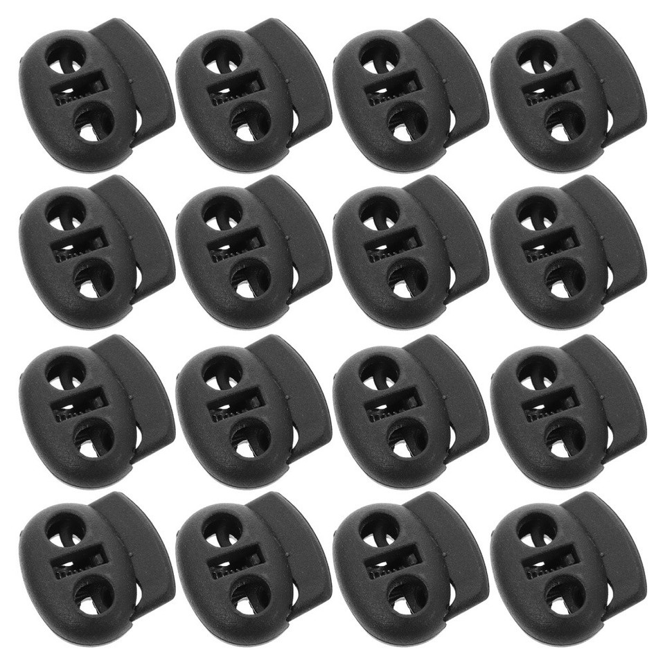 200Pcs Spring Cord Lock End Stoppers Plastic Fasteners for Lanyards ...