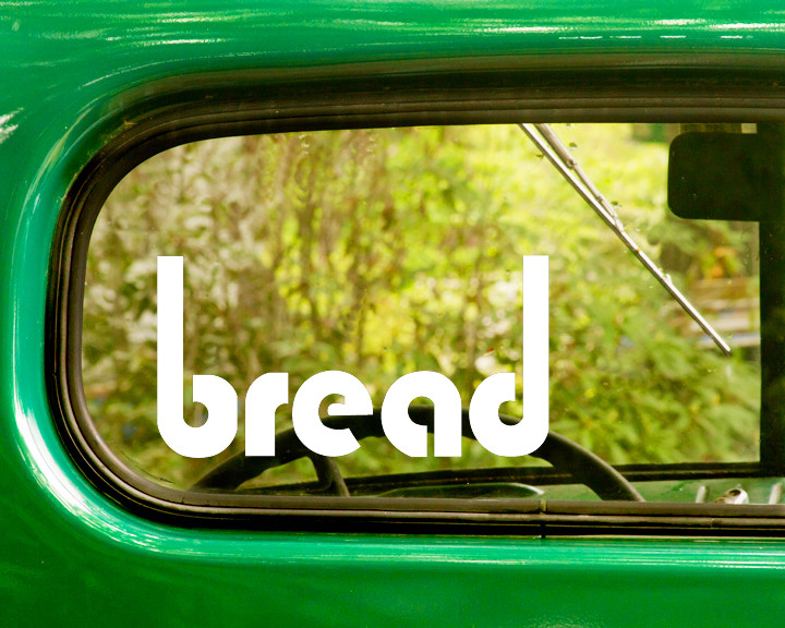 2 BREAD BAND DECALs Stickers Bogo For Car Truck Window Bumper Laptop | eBay